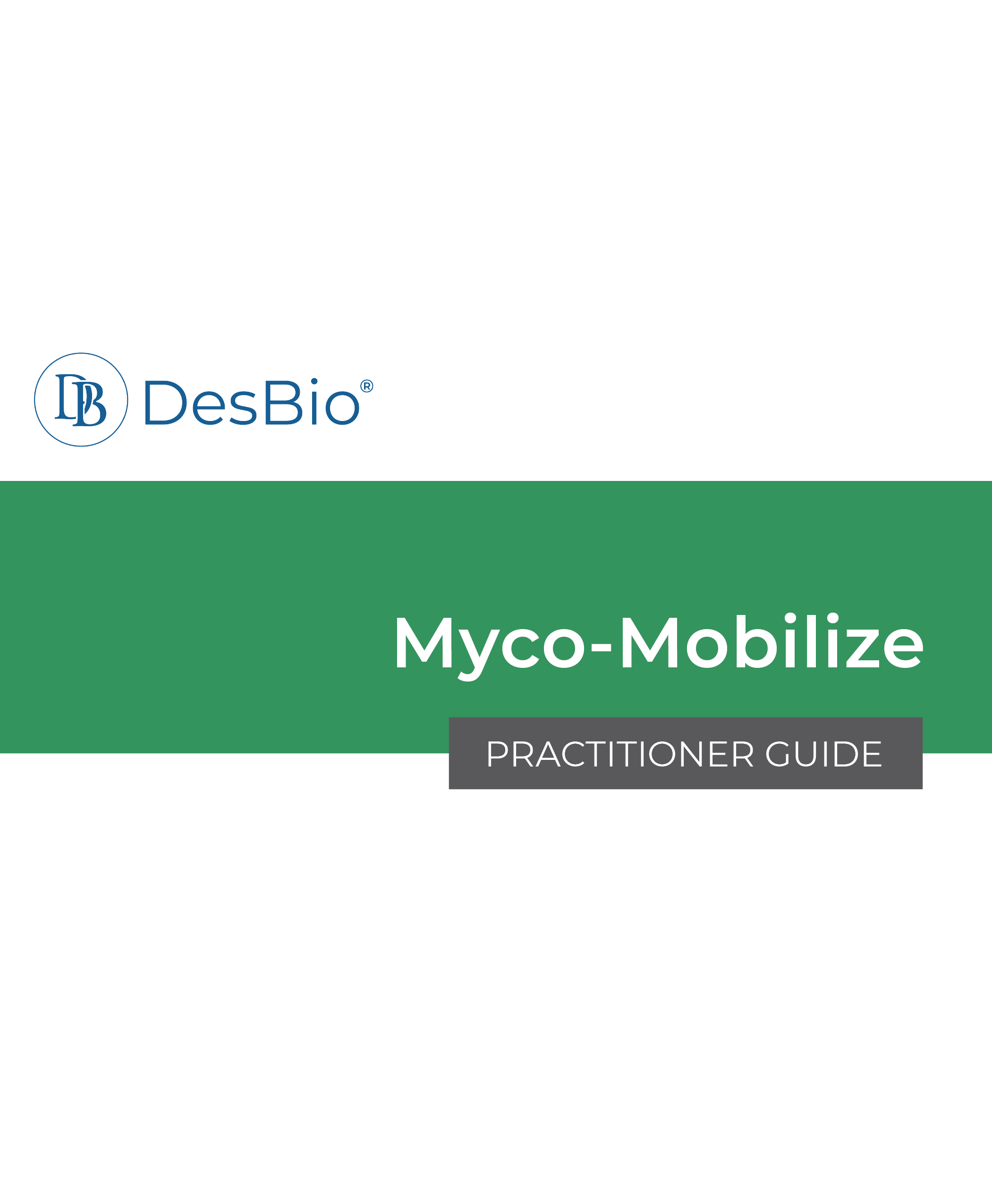 DesBio MycoMobilize Booklet | Supplements for Wellness & Detox